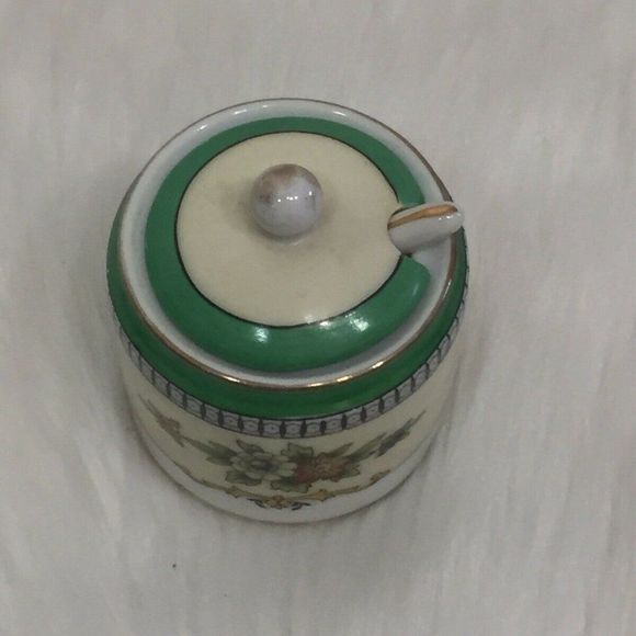 Noritake | Dining | Vintage Noritake Of Japan Small Jam Jar With Spoon ...